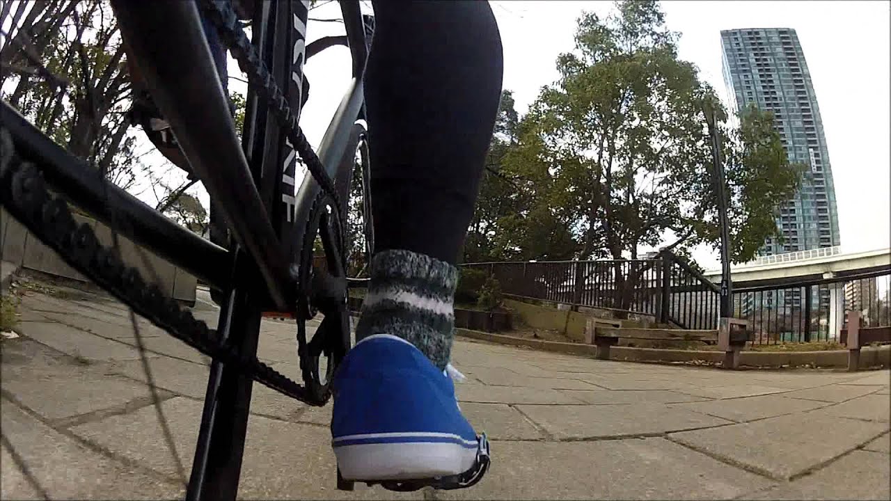 Fixed gear Cruising - Flated tire - by GoPro - YouTube