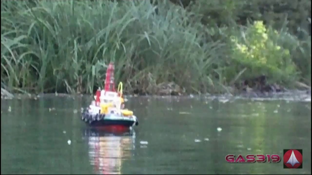 Rc Tug Boat Recovery workout - YouTube