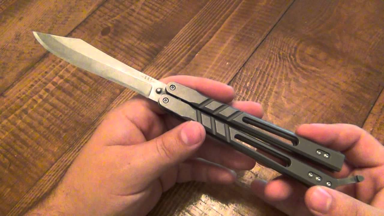 Knife Review : BRS "Alpha Beast" Balisong - YouTube