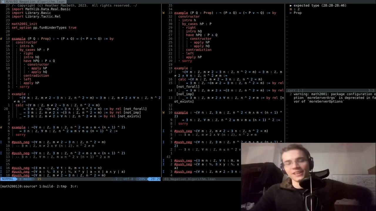 learn lean4 or die trying (d244;q435) - YouTube