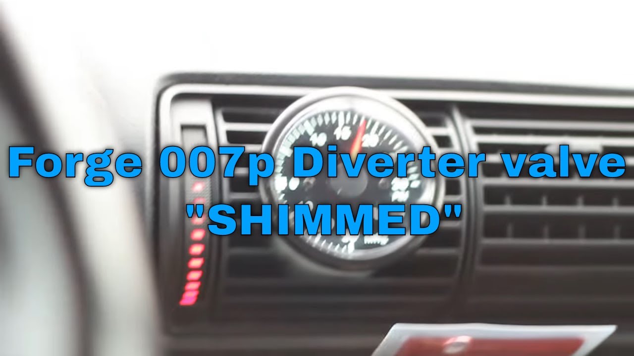 Forge 007p diverter valve Audi B5 A4 1.8t - YouTube