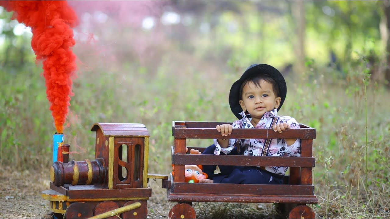 Prabhansh Karthikeya 1st birthday invitation - YouTube