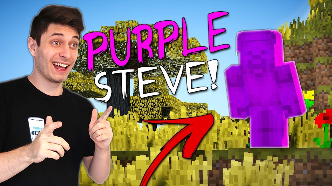 Realistic Steve Saga - MEETING PURPLE STEVE - YouTube