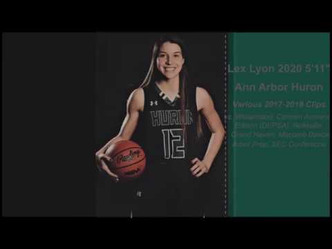 Lex Lyon 5ft 11in 2020 Guard, Ann Arbor Huron River Rats - YouTube