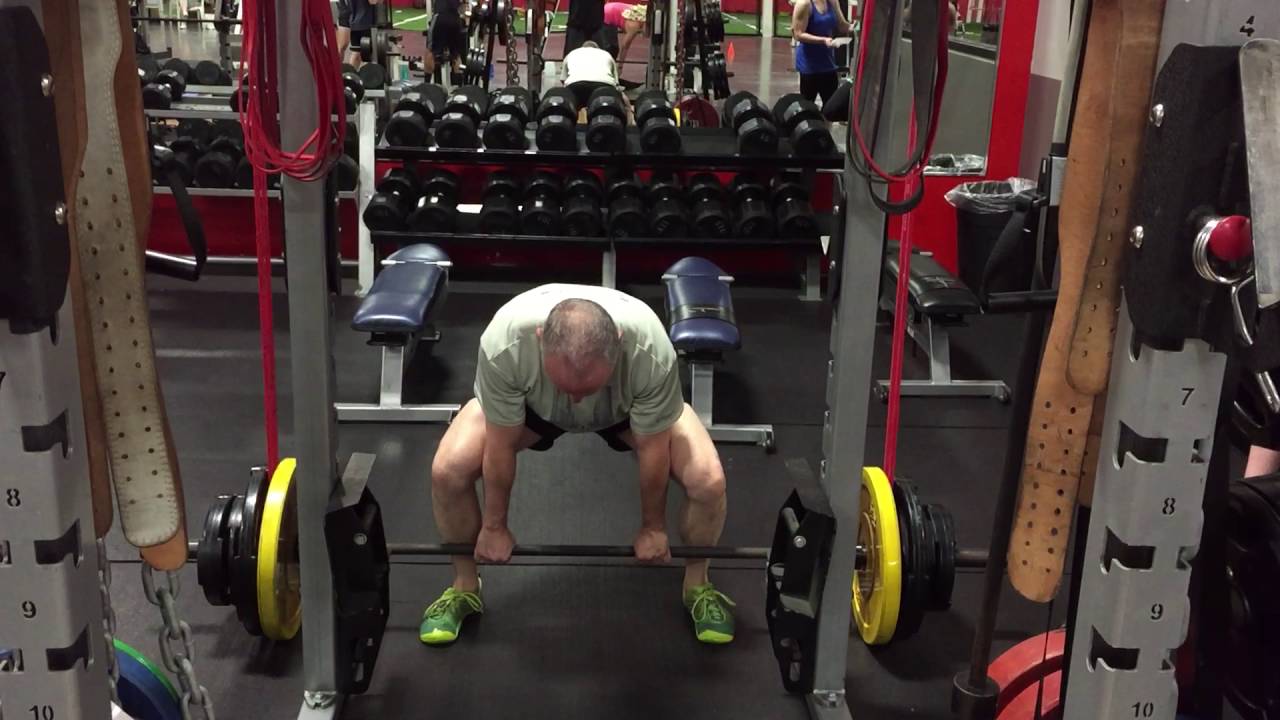 Reverse Band Deadlift with Squat Stance Deadlift: 60 and Strong - YouTube