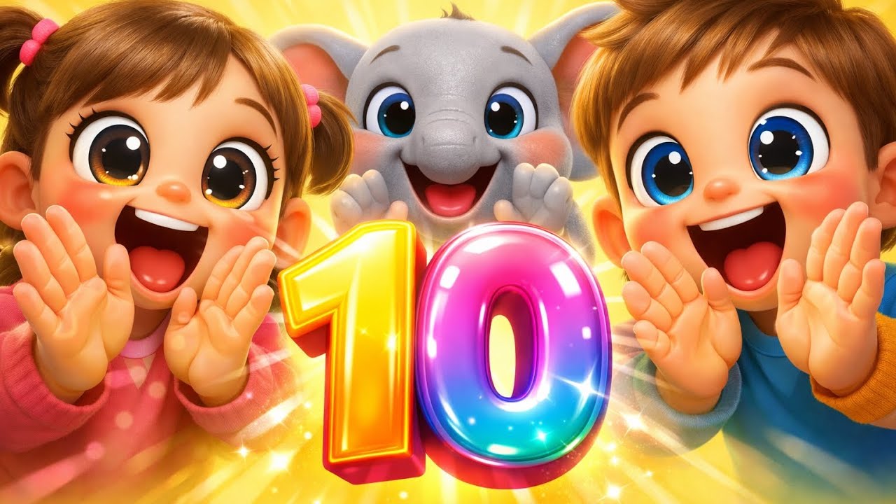 Count and Clap Song 👏 | Learn Numbers 1 to 10 | Fun Kids Song - YouTube