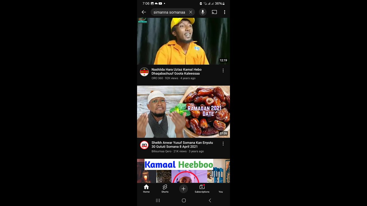 Sheikh Anwar yusuf gafi fi debisaa sagantaa IMO 259°ffaa jarsa Kiya na ...