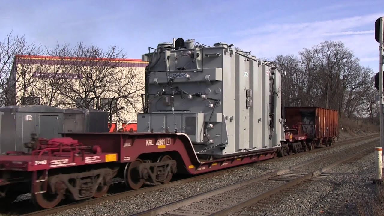 Capitol Limited, CSX W982 with Kasgro (KRL #32800) Schnabel Car & Q249 ...