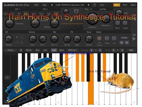 Tutorial On How To Make Train Horns On Synth one - YouTube