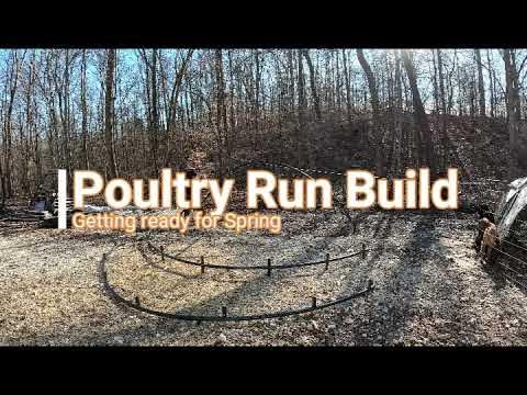 Poultry Run Build (Time Lapse) - YouTube