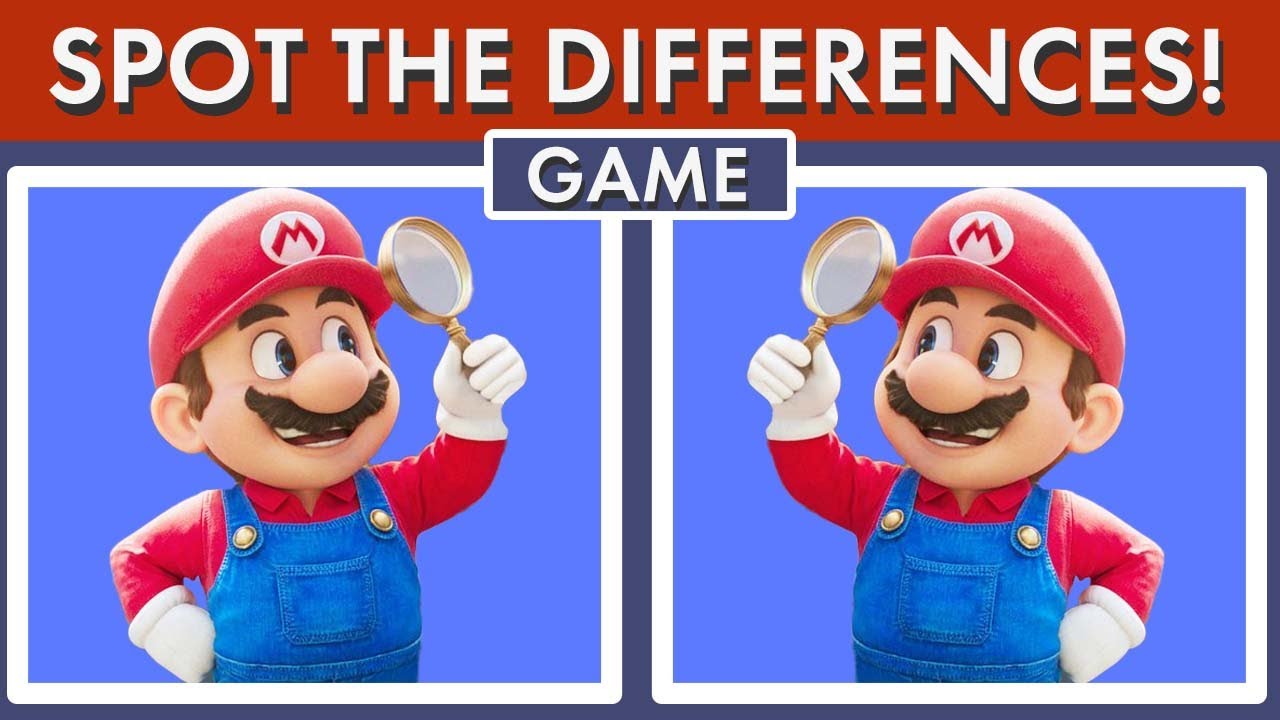 Test your attentiveness! Super Mario Bros. Movie. Spot the Differences ...