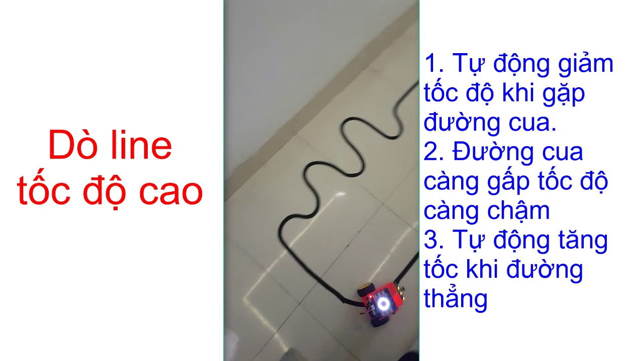 Dò line tốc độ cao - Lập trình điều khiển robot - Gara STEM - YouTube