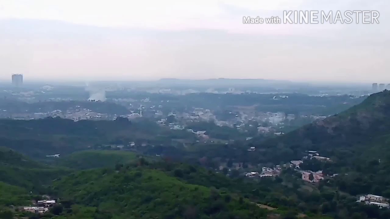 Over view of Murree mountains - YouTube