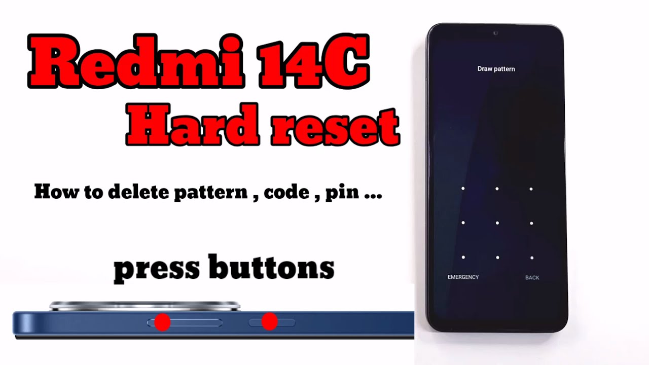 Redmi 14c Hard reset - YouTube