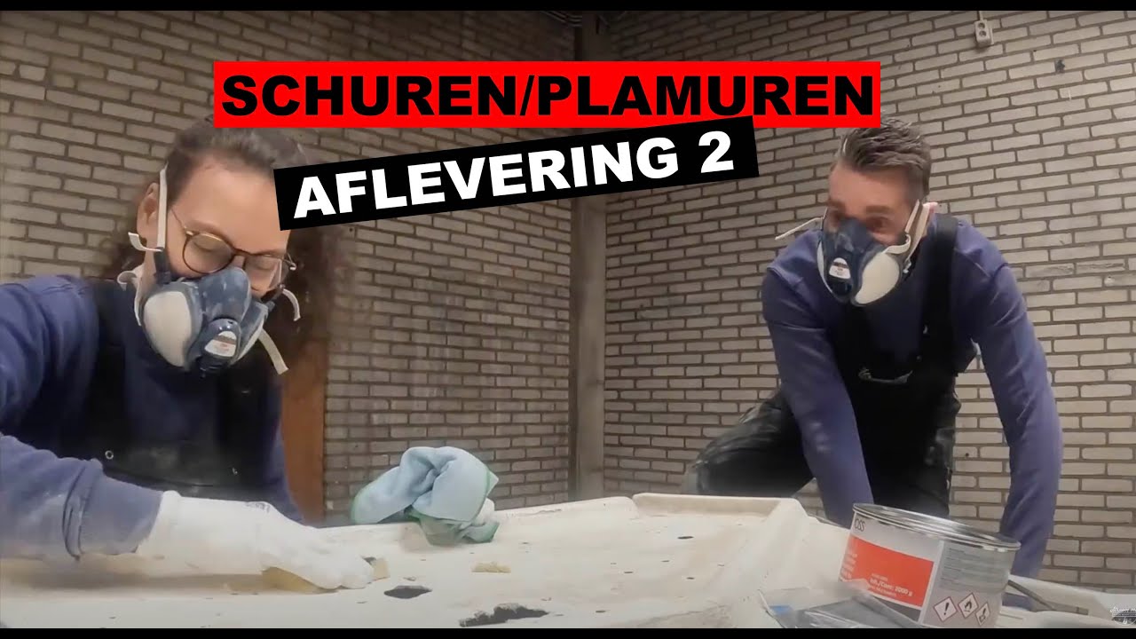 #2 Schuren/plamuren en wij hebben nieuwe kleren! [microplus 461] - YouTube