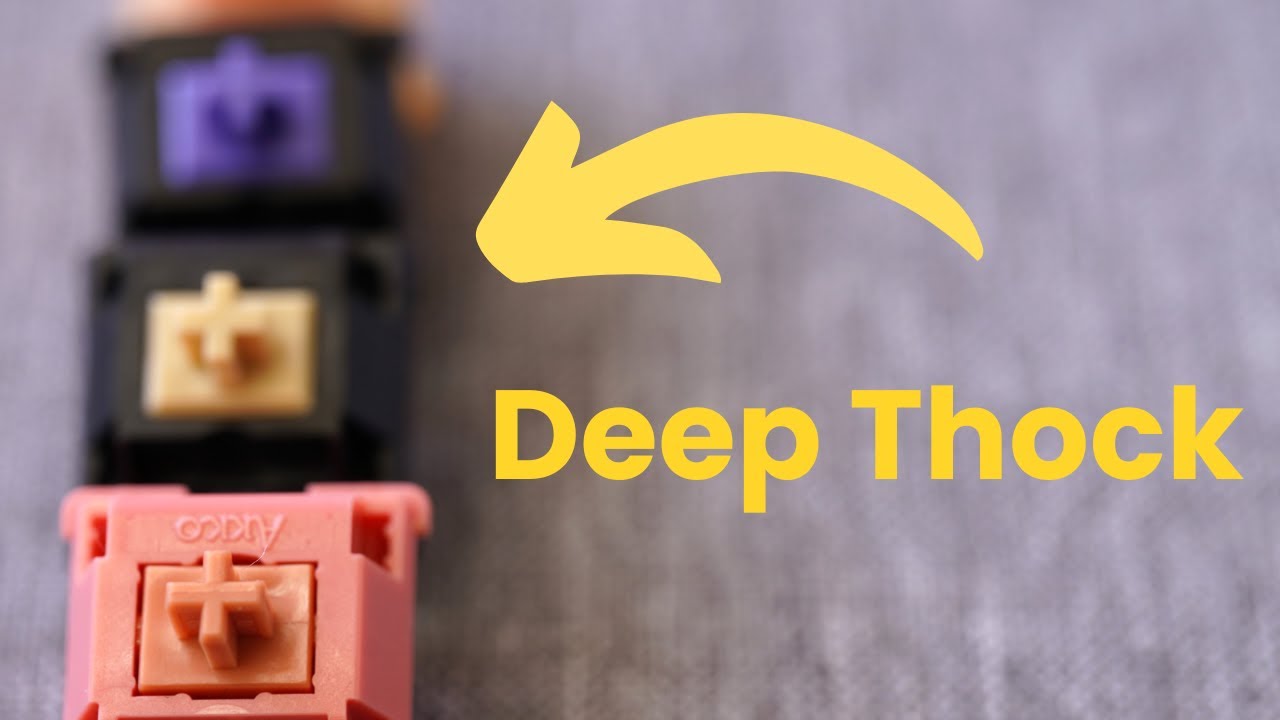 The Deepest Sound Mechanical Keyboard Switches | Sound Test ...