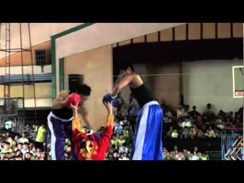 Survivor Acrobatic Entertainment at USC-NC 'Stilt Walker Boxing' 06/09 ...