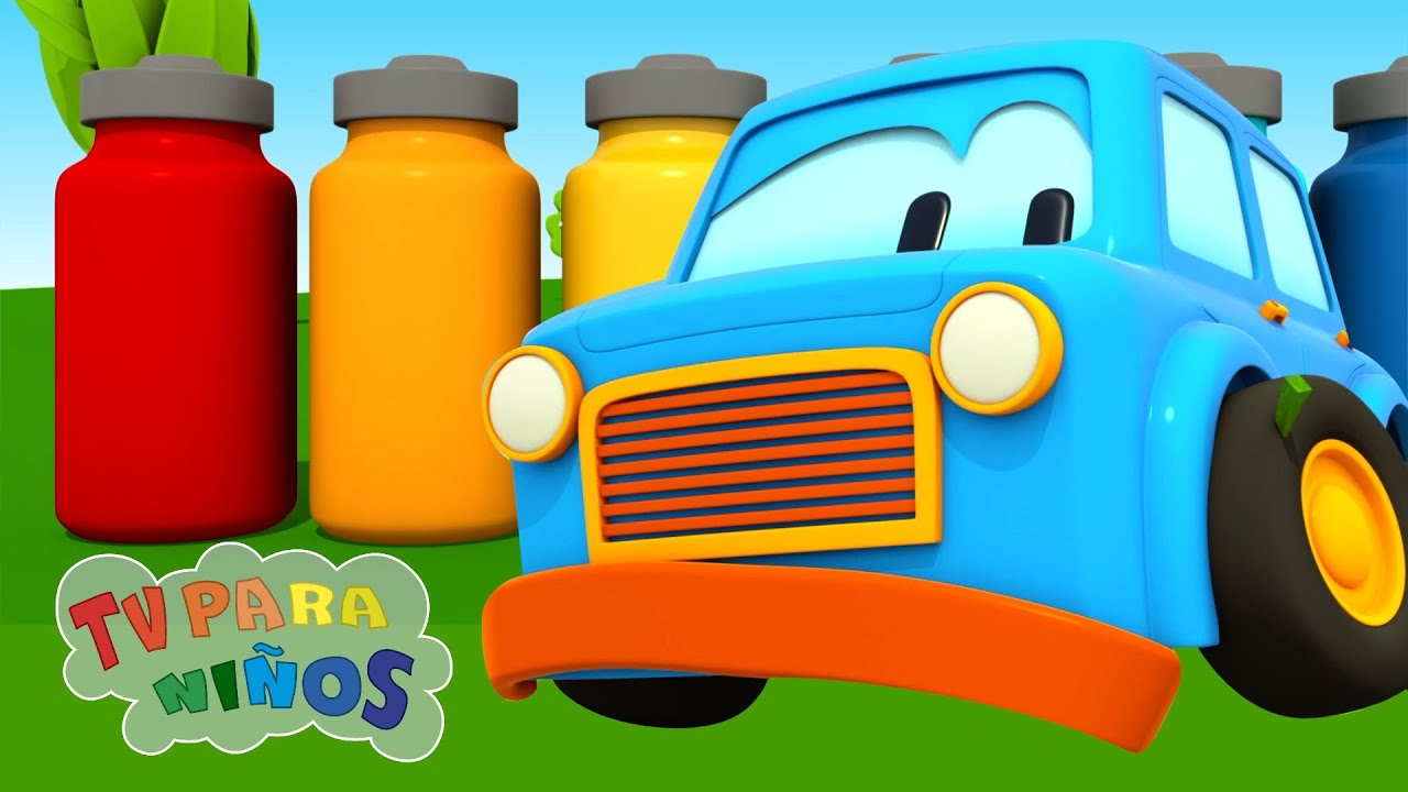 El mágico mundo de los colores con Leo y Coches Inteligentes - YouTube