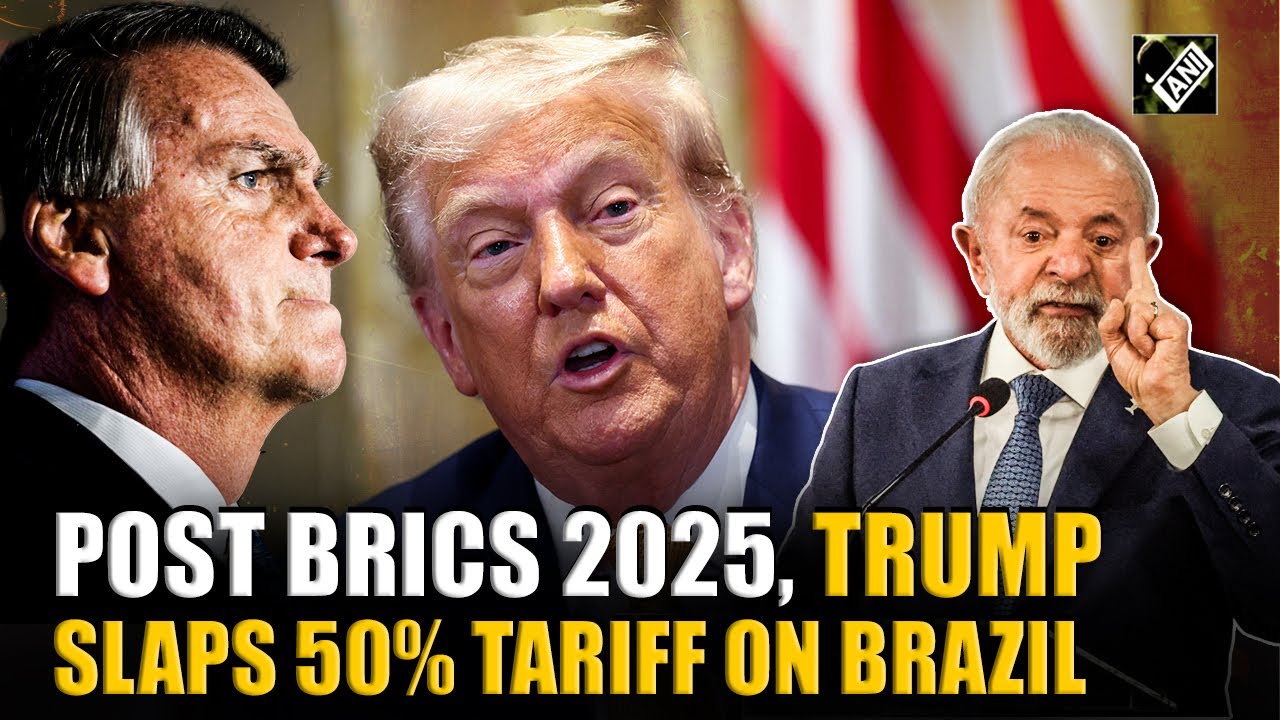 US President Trump imposes 50% tariff on Brazil, calls Bolsonaro trial ...