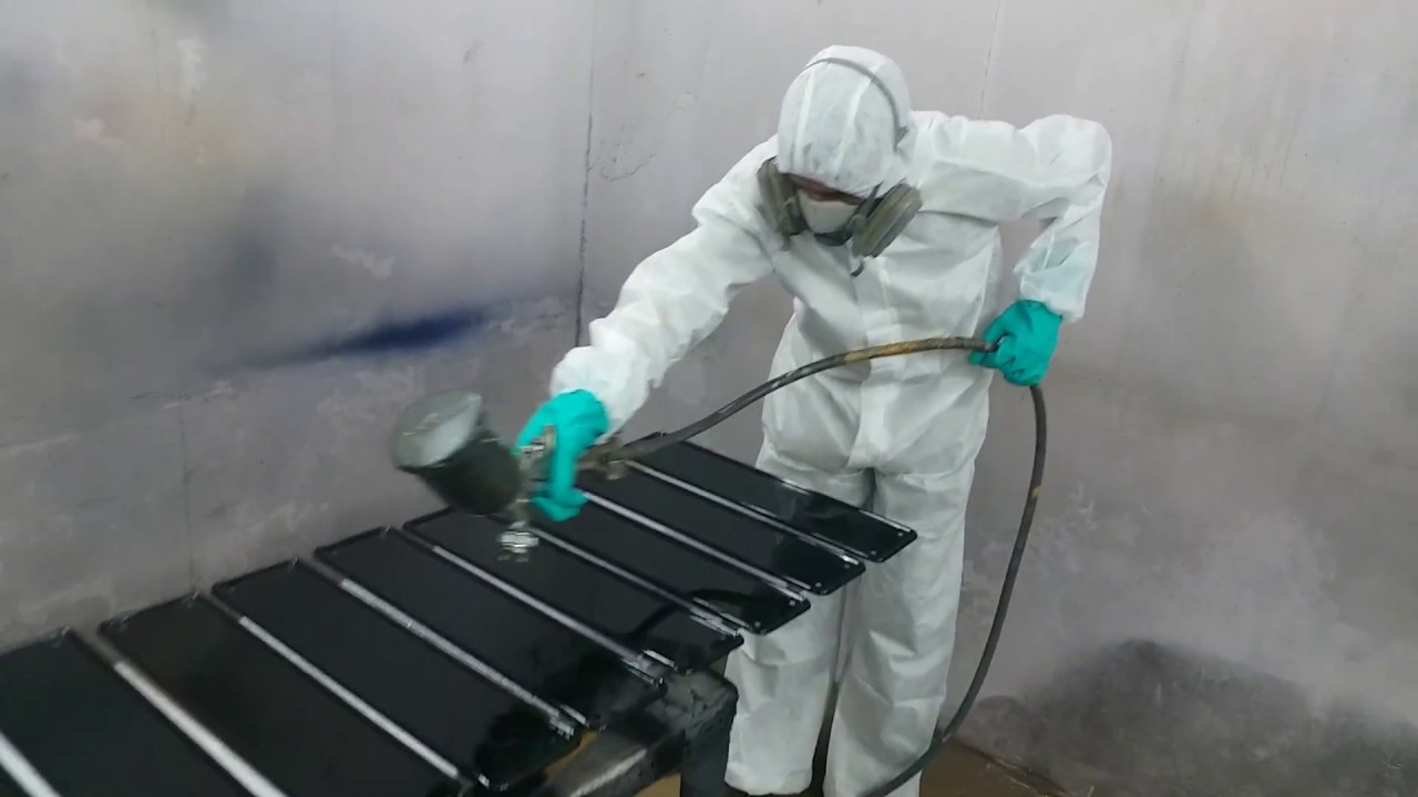 MIL PAINT APPLICATION - YouTube