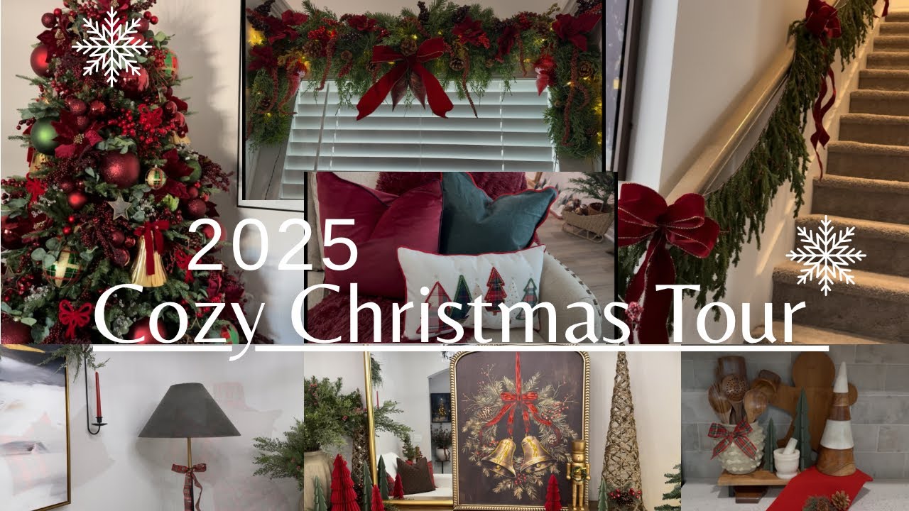 2025 Cozy Traditional Home Tour🎄A Classic Holiday Home 🎄2025 Christmas ...