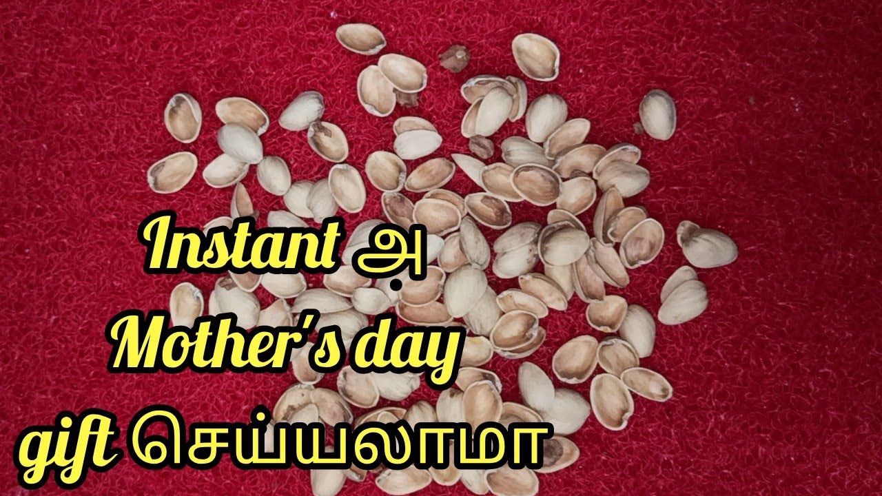 Instant Mother's day gift using pista shell@mombeautyarts - YouTube