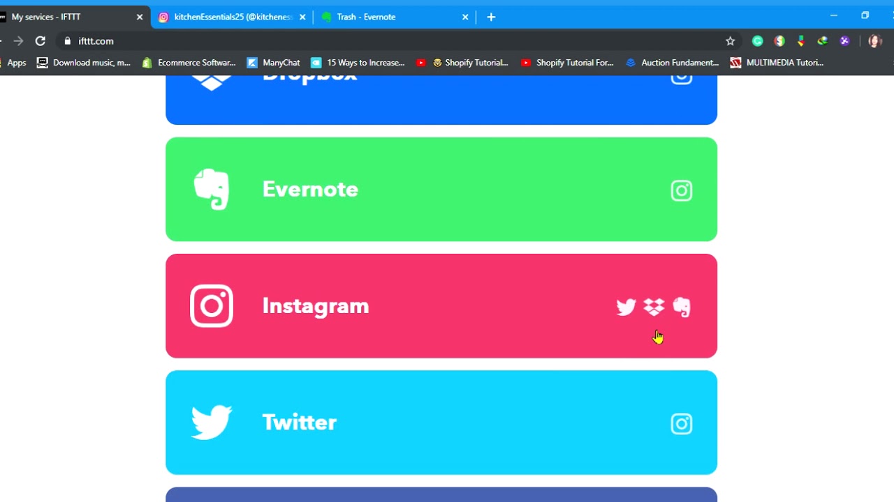 Simple Step in Automation using IFTTT - YouTube