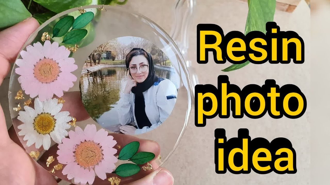 How to make resin photo / epoxy resin photo frame - YouTube