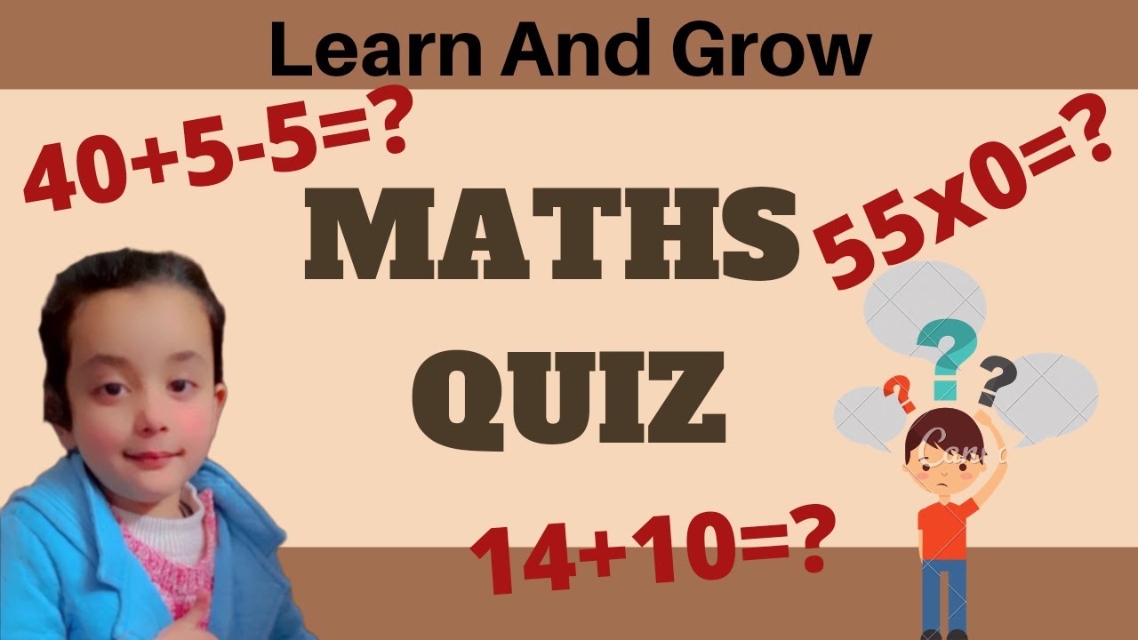 Math Quiz Part 2, General Knowledge Quiz on Maths Part 2, Mental Maths ...