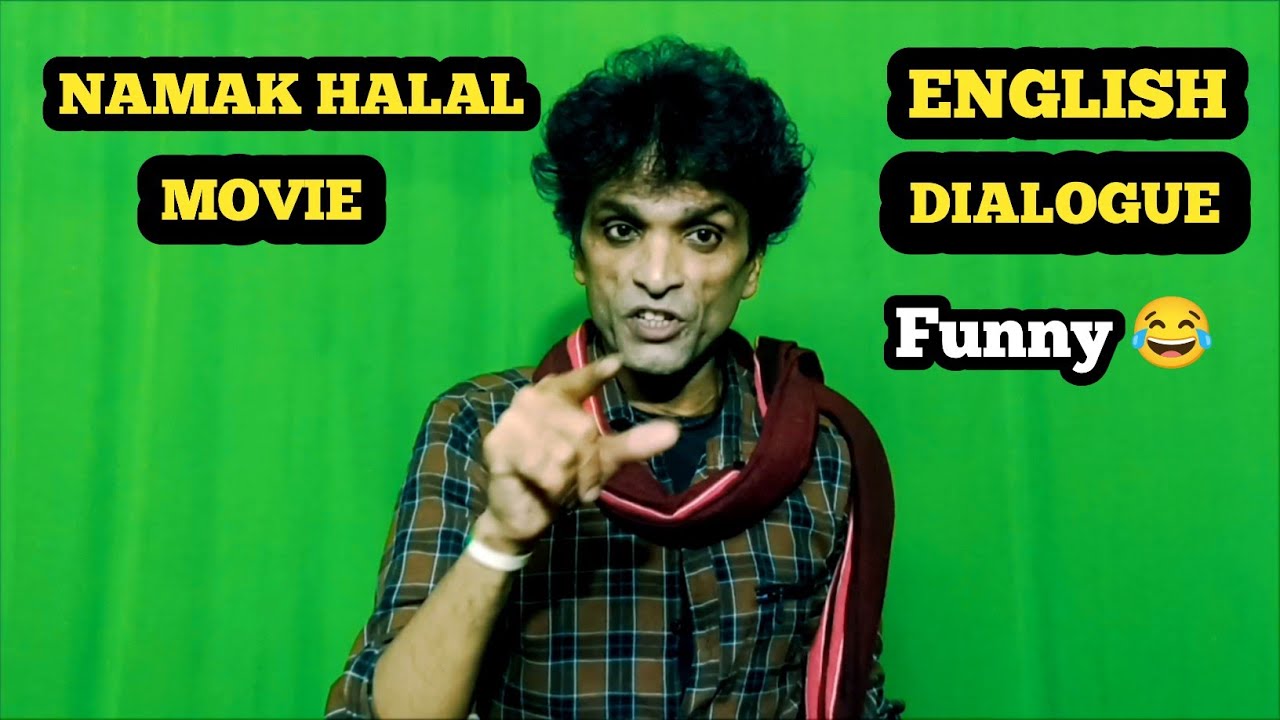 Namak halal movie 's English dialogue /Amitabh Bachchan #jaanuansari ...