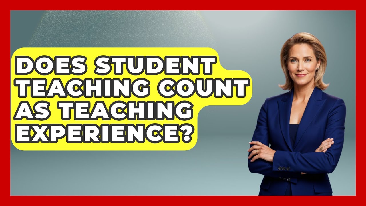 Does Student Teaching Count as Teaching Experience? - Childhood Education Zone - YouTube