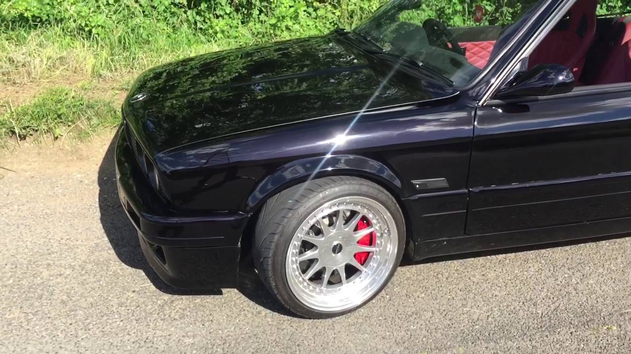 Quick walk around my twin turbo Chevy v8 bmw e30 !! - YouTube