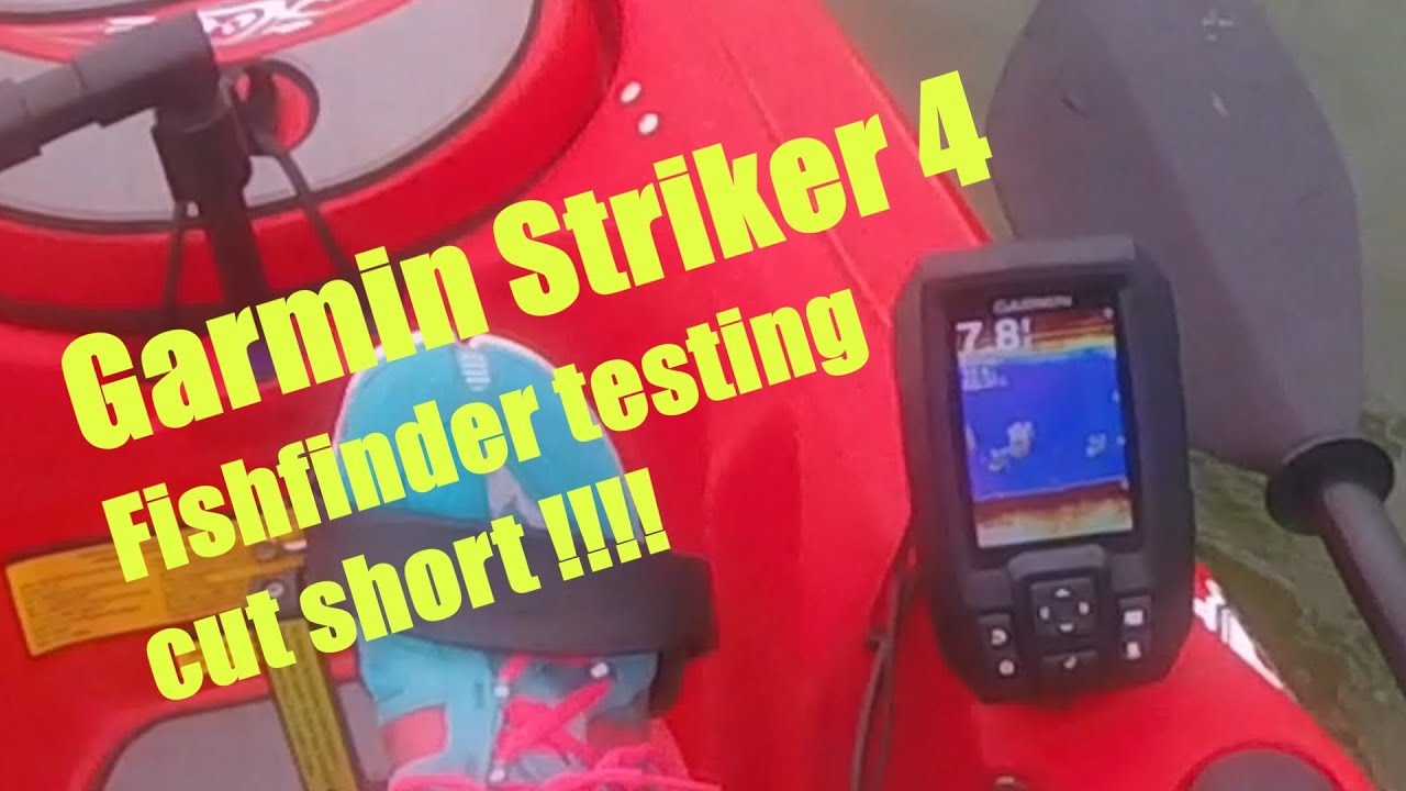 Testing my New Garmin Striker 4 fish finder - YouTube