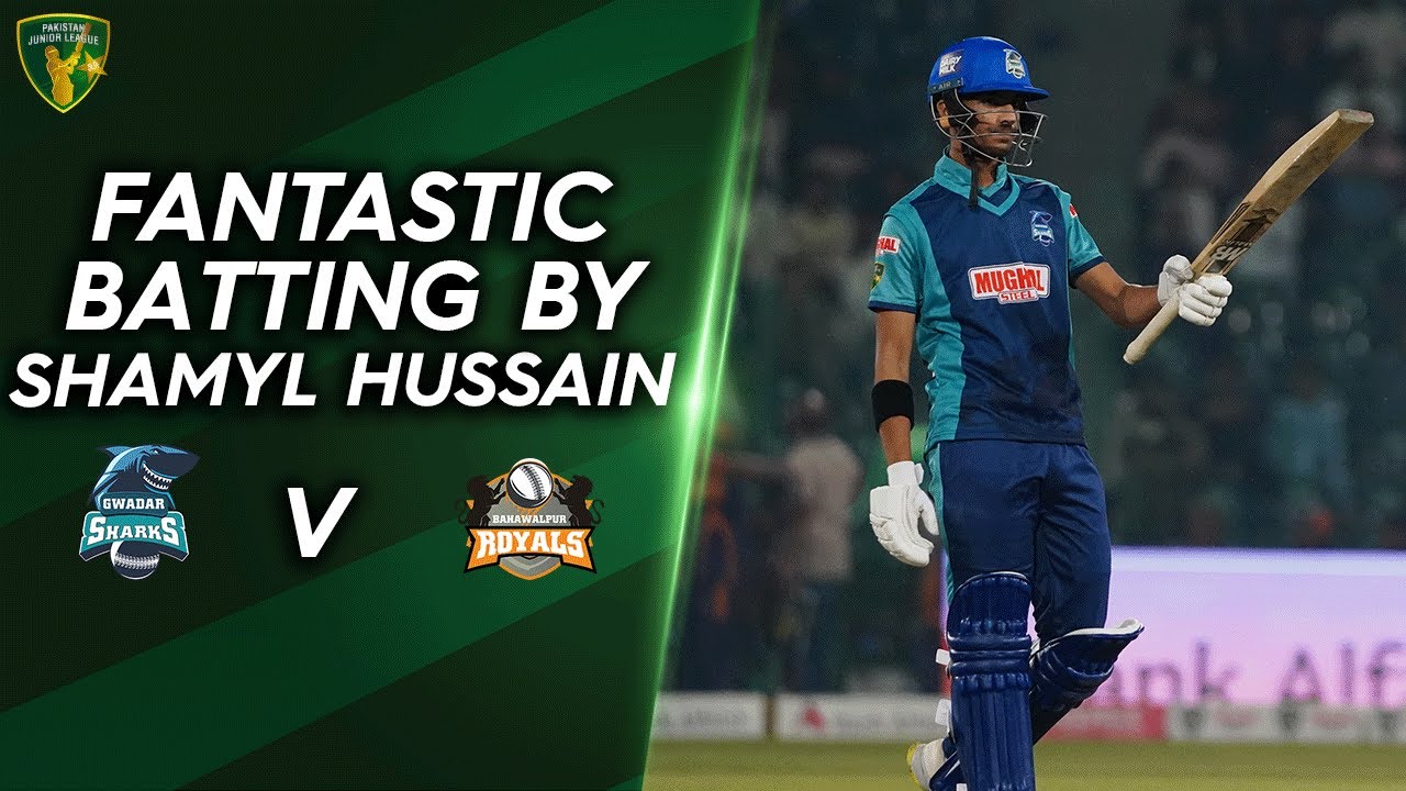 Fantastic Batting By Shamyl Hussain | Gwadar Sharks vs Bahawalpur ...
