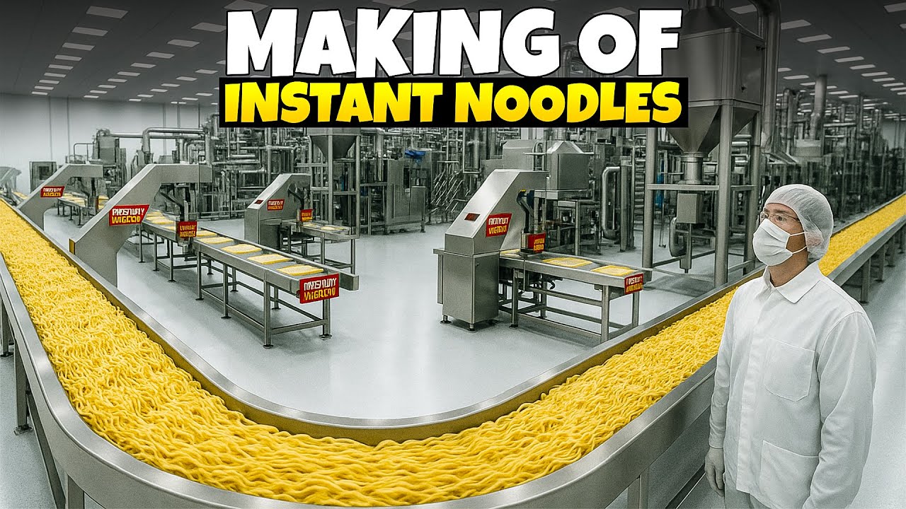 Is This How All Instant Noodles Get Made? - YouTube