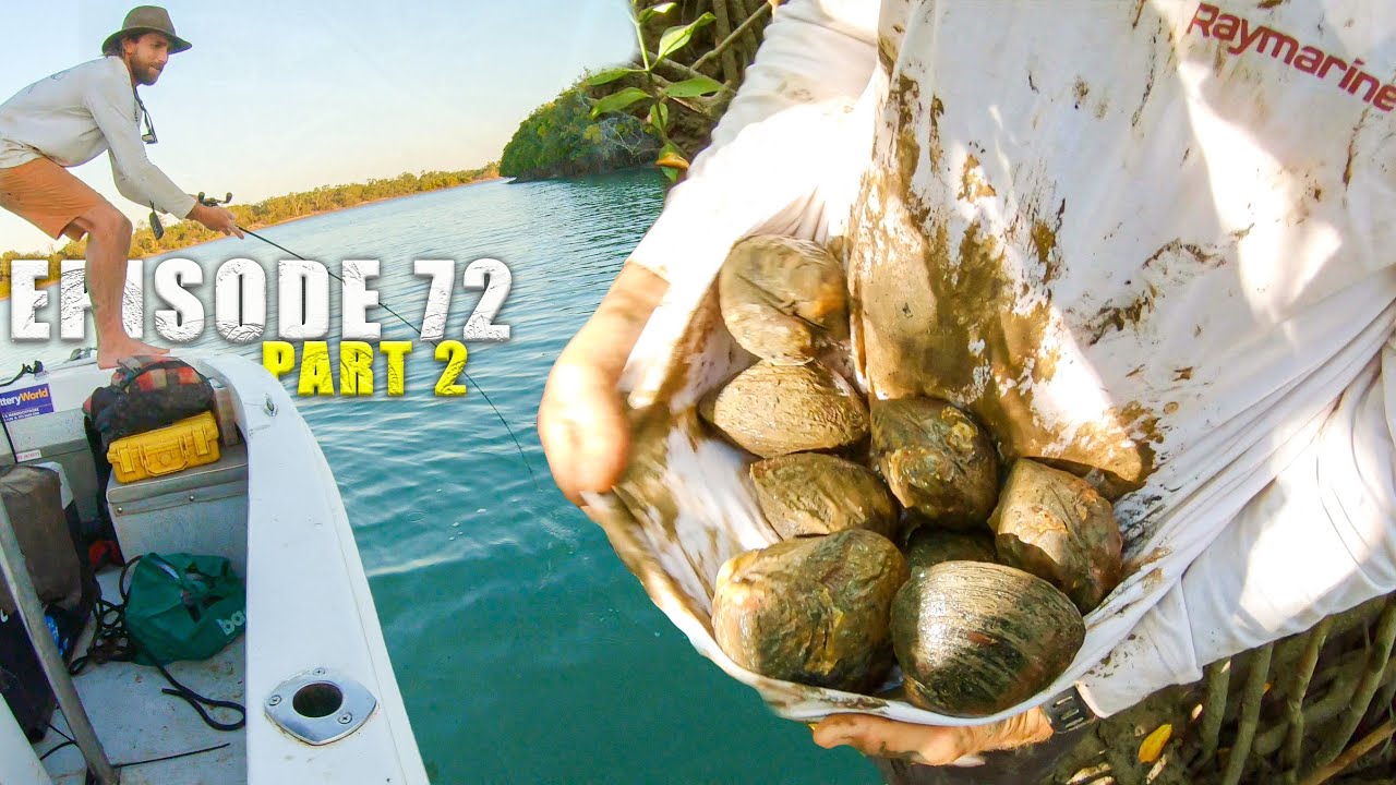 CATCHING and GATHERING our food living in this remote AUSTRALIAN river ...