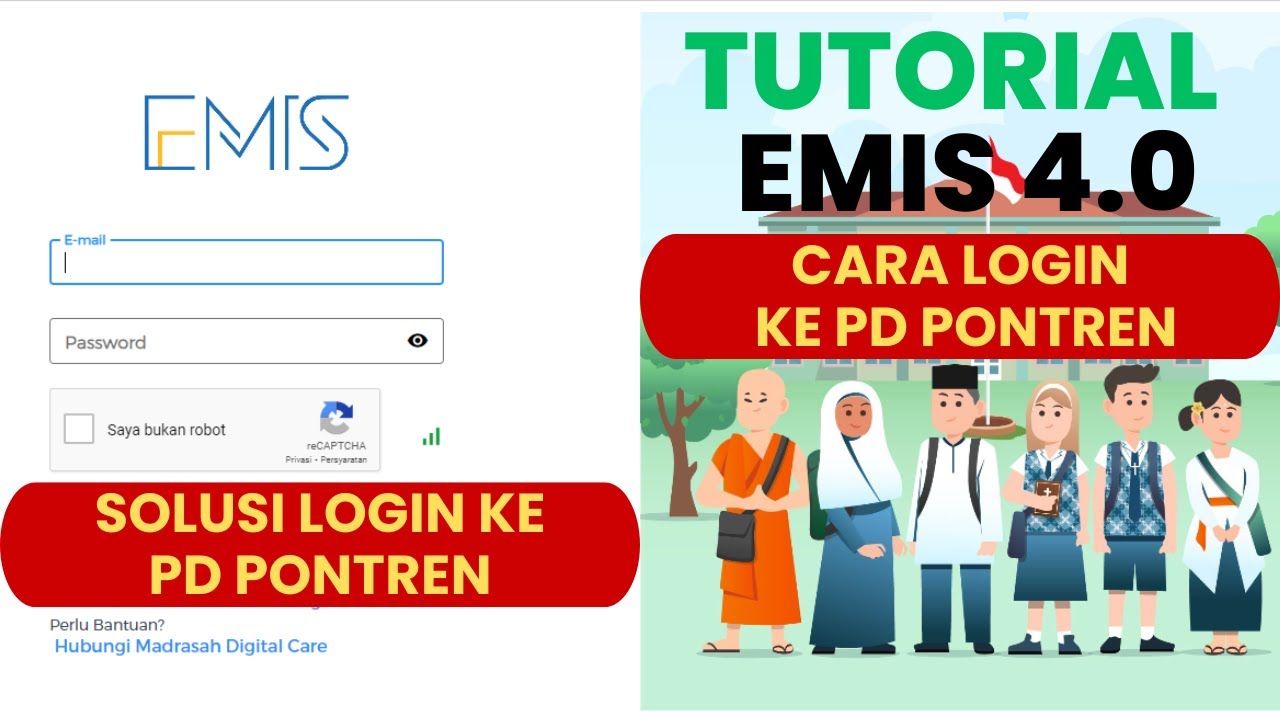 Cara Login ke emis 4.0 | emis PD PONTREN - YouTube