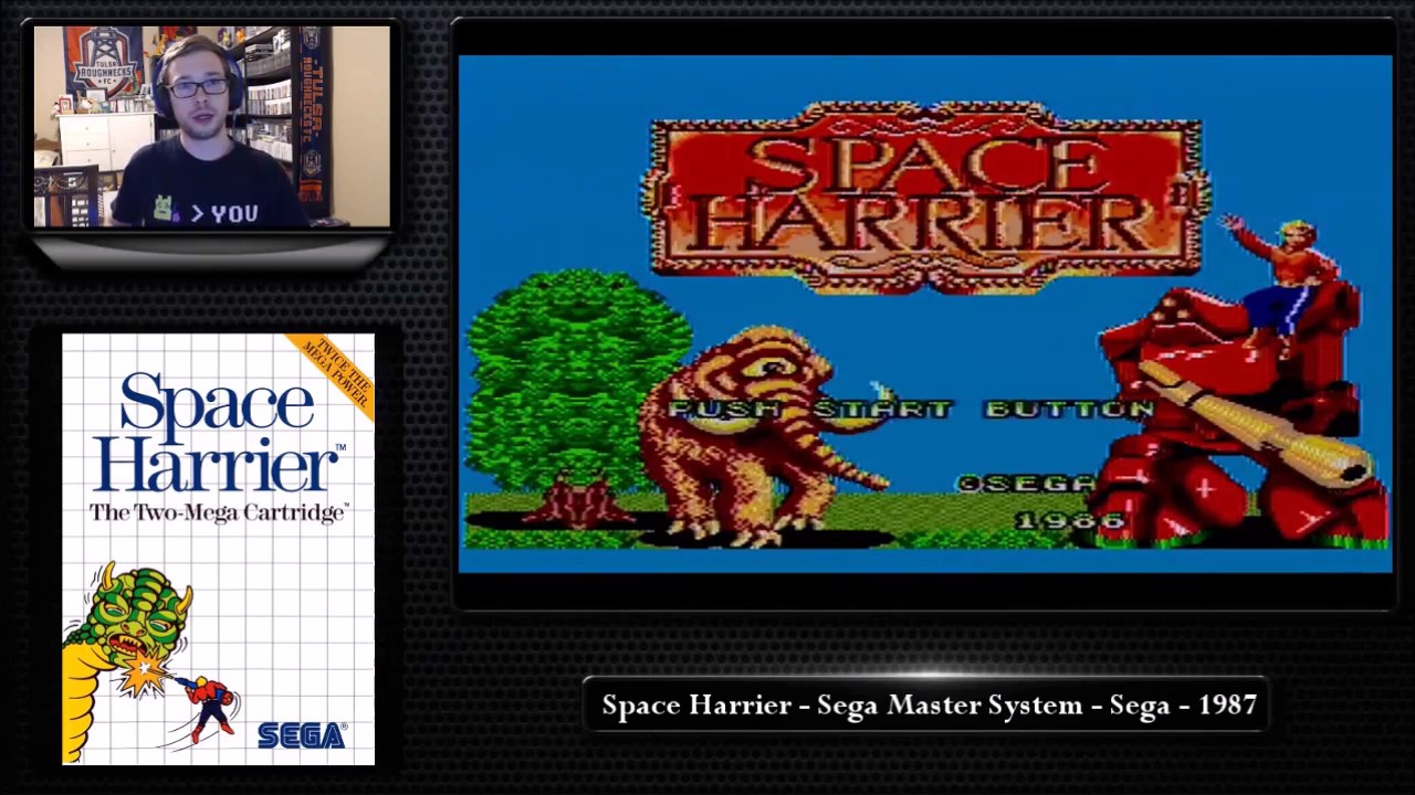 Let's Play Space Harrier on the Sega Master System - Full Playthrough ...