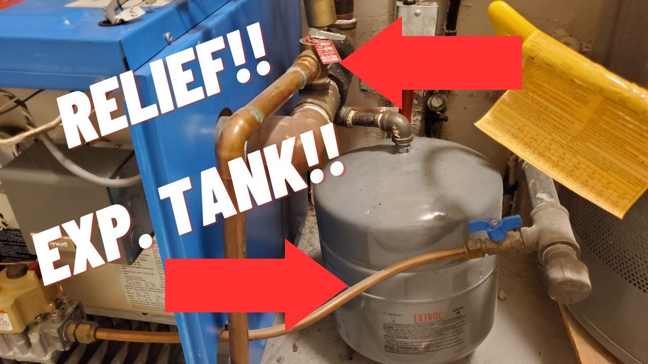 Boiler system relief and expansion tank replacement (DIY guide) - YouTube