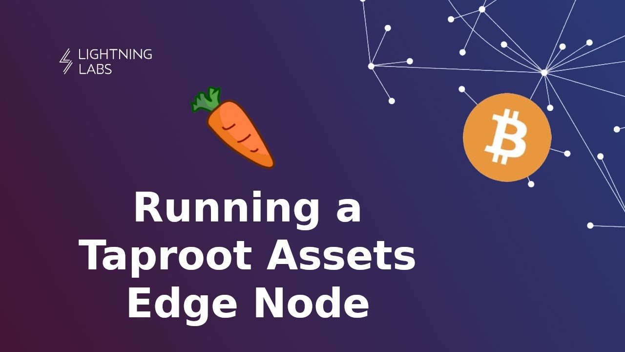 Running a Taproot Assets Edge Node - YouTube