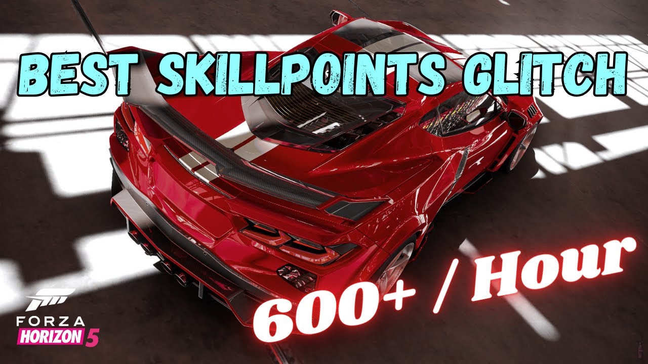 SKILL POINTS - Forza Horizon 5 - BEST METHOD *MAX SP* - YouTube