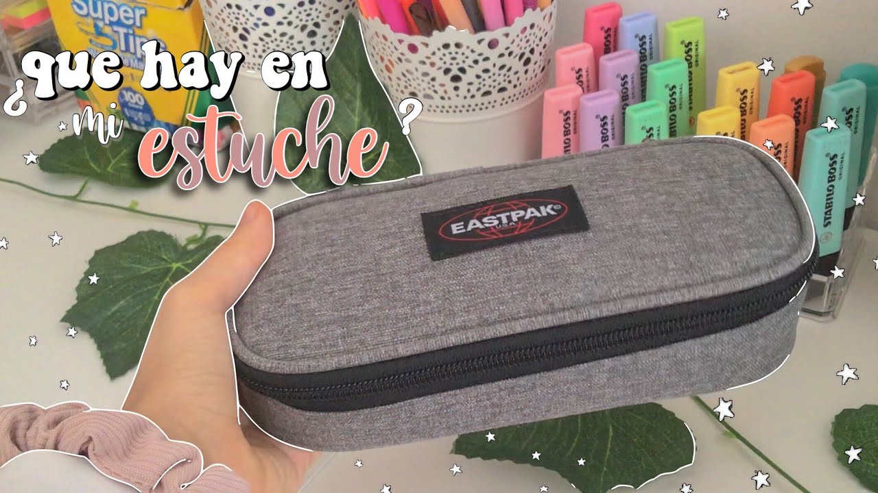 ¿QUÉ HAY EN MI ESTUCHE? // preparándome para el regreso a clases - YouTube