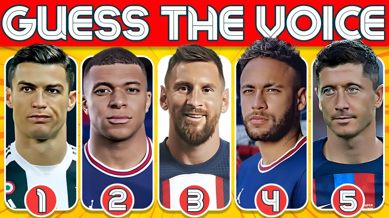 Guess the Football Player by the Voice! ⚽🔊 | Lionel Messi, Cristiano ...