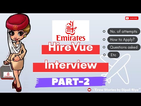 Emirates HireVue Interview! Part-2| No. of attempts? 🤔Questions asked😳 ...
