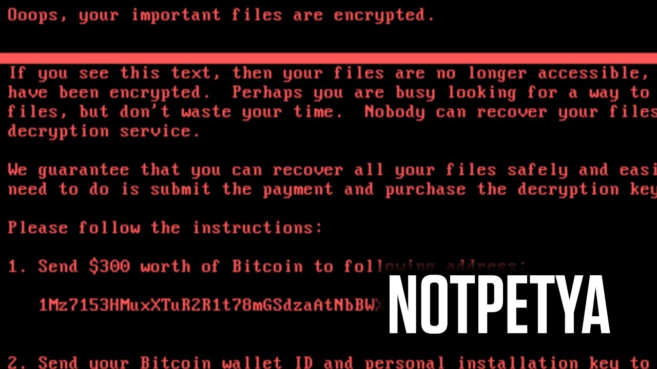 Ransomware ini Bukan Petya - NotPetya - YouTube