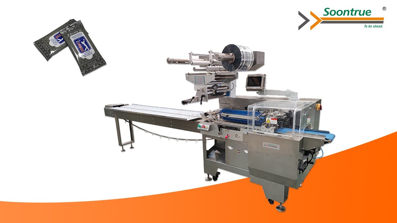 Wet Wipes Packing Machine-Soontrue Packing Machinery - YouTube