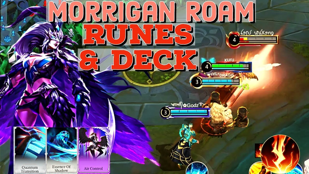 Morrigan Hero Runes and Cards | Assassin | Legend Of Ace - YouTube