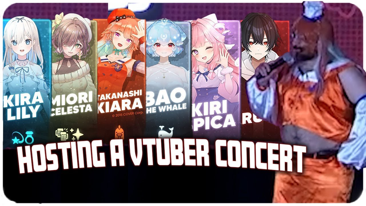 I Hosted A Live Vtuber Concert For The First Time - YouTube