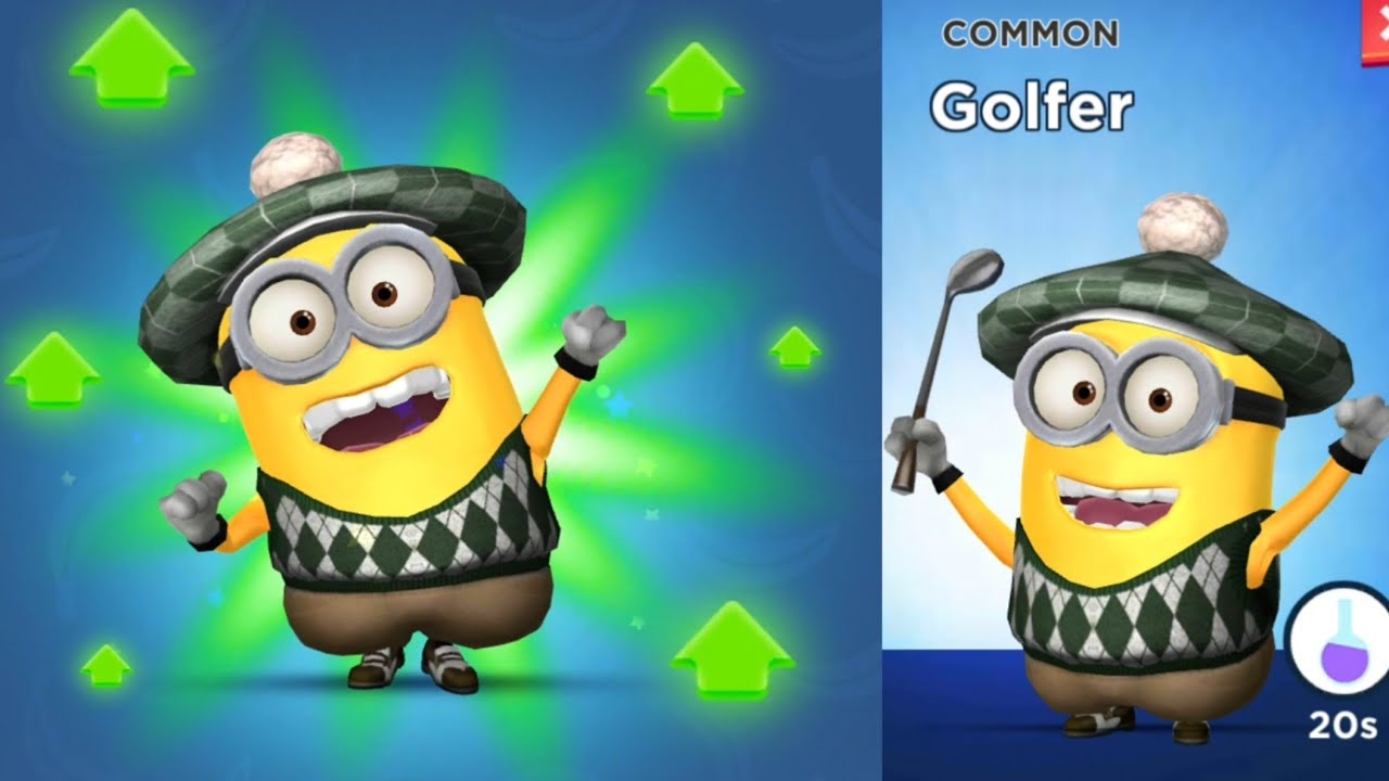 Minion Rush Golfer Level 7 upgrade |Despicable ops chapter 16/40 ...