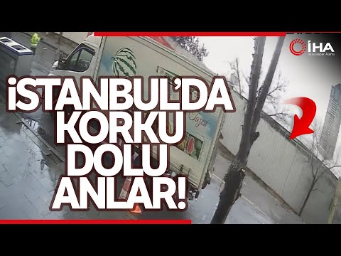 Yol Bir Anda Çöktü, Sürücü Kamyonetini Son Anda Kurtardı